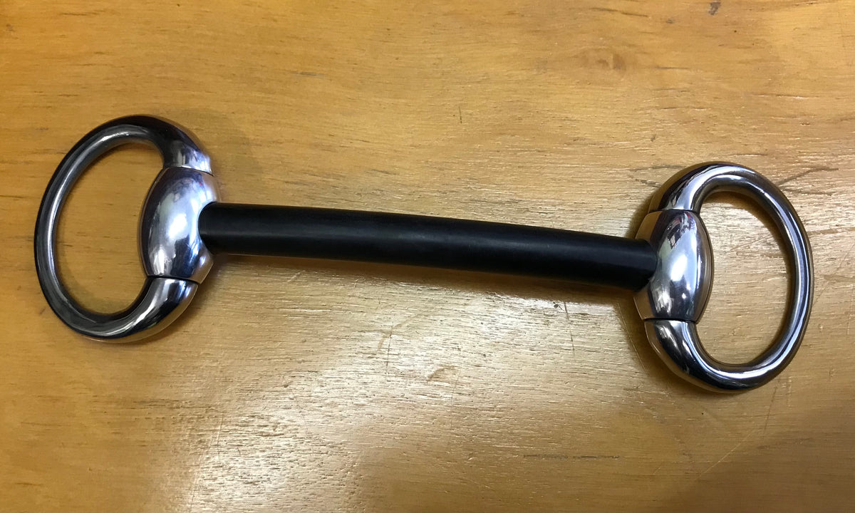 Eggbutt mullen mouth In Hand Bit. Stainless steel – Welsh Cob Shop