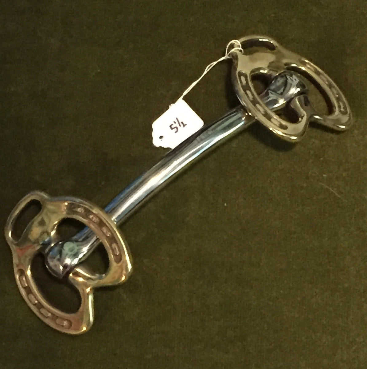 Horseshoe Stallion Bit Mullen mouth. – Welsh Cob Shop